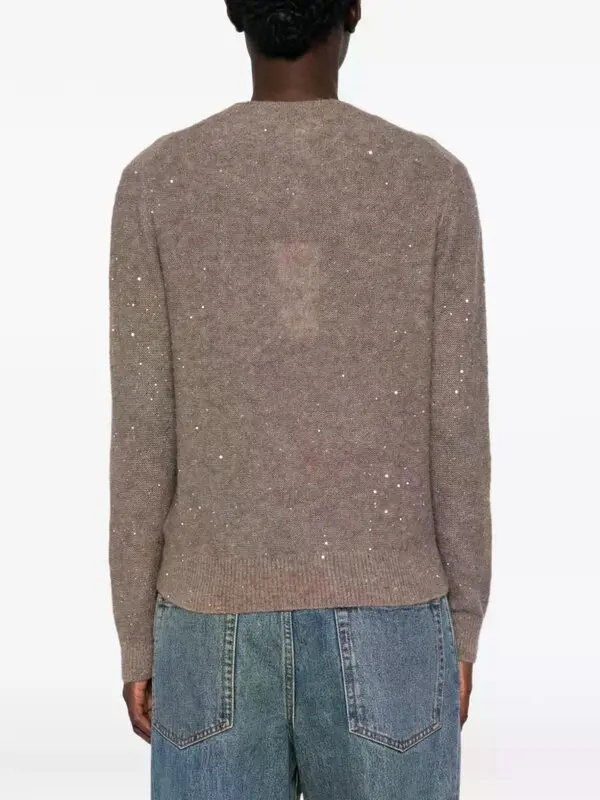 PAPER LACE Sequin-embellished Sweater