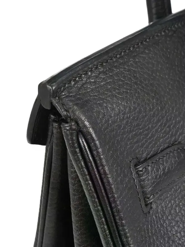 Hermès 2003 35 Birkin Ardennes Tote Bag - Black