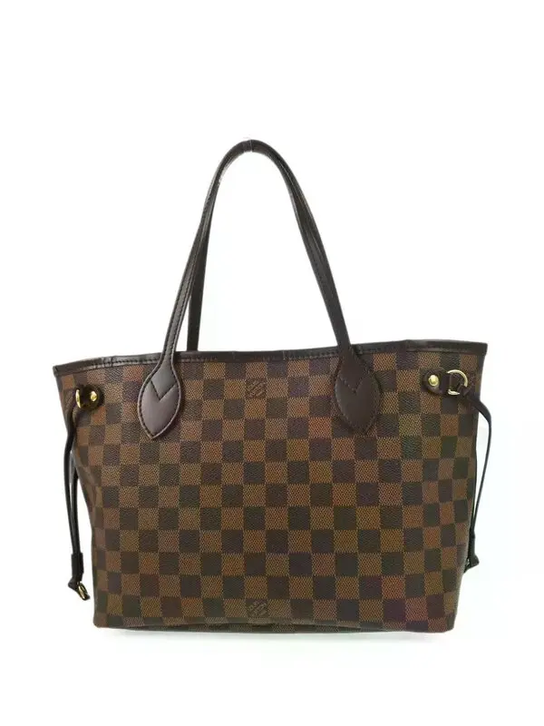 LOUIS VUITTON 2011 Pm Neverfull Damier Tote Bag