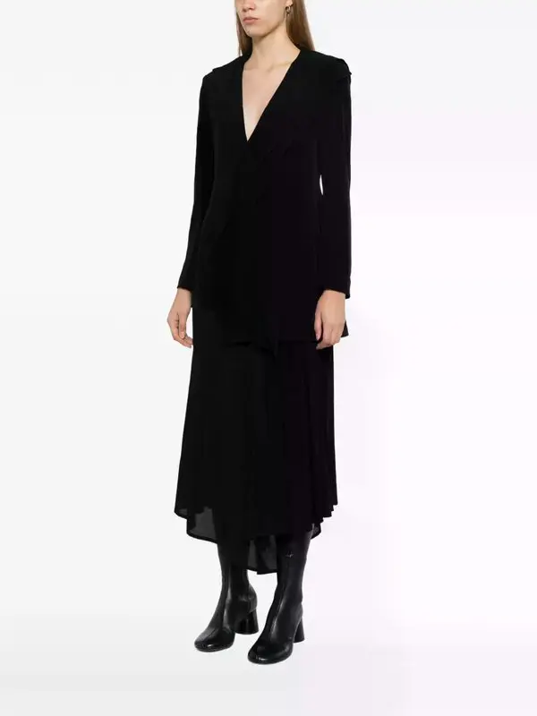 Yohji Yamamoto Asymmetric Draped Jacket