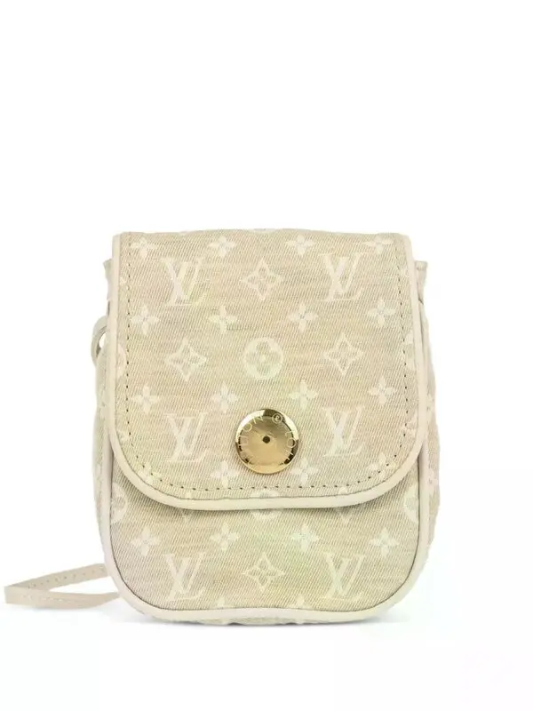 LOUIS VUITTON Mini Lin Pochette Cancun Monogram Shoulder Bag - Neutrals