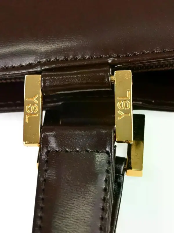 Saint Laurent Logo-plaque Tote Bag