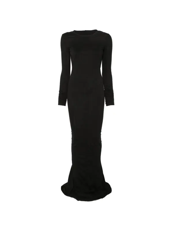 Rick Owens Cotton Gown Dress - Multicolor