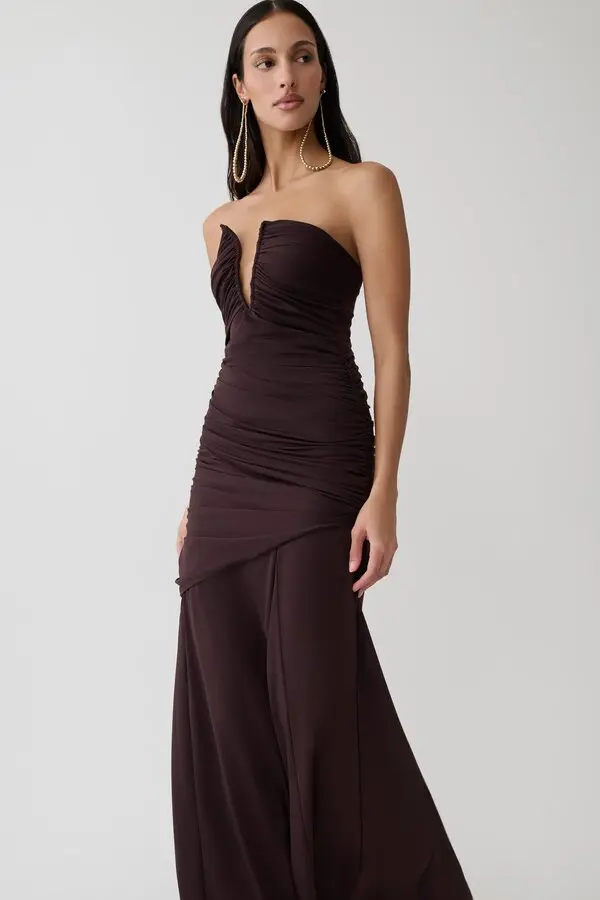 Meshki Kaiydo Gathered Centre Wire Maxi Dress