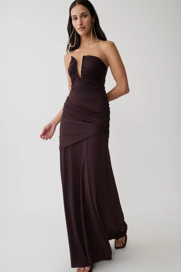 Meshki Kaiydo Gathered Centre Wire Maxi Dress