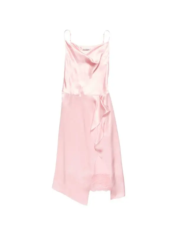Acne Studios Satin Mini Dress - Multicolor