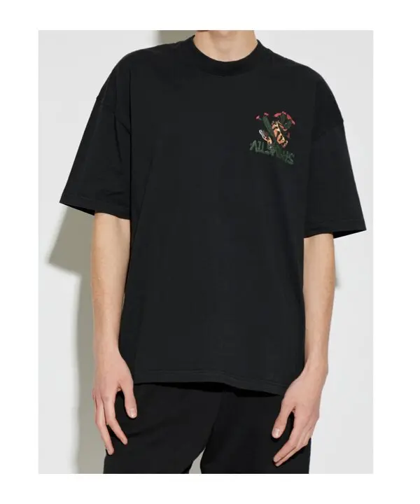 ALLSAINTS Skull-print Snake-print T-shirt