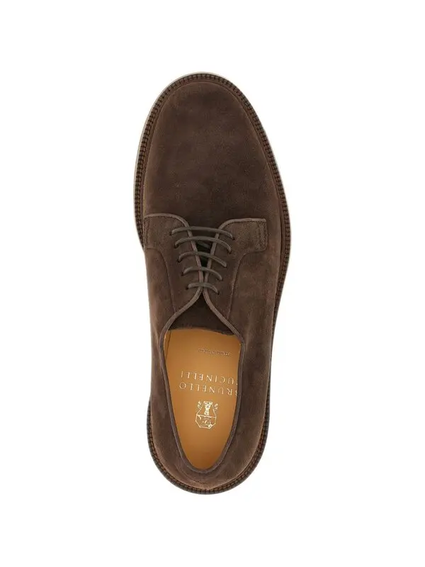Brunello Cucinelli Leather Derby Shoes