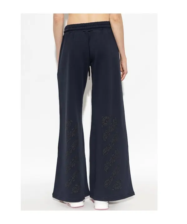 Off-White Drawstring-waist Athletic Pants