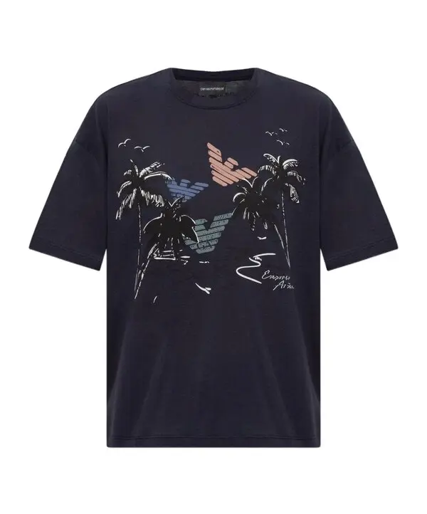 Emporio Armani Graphic Logo T-shirt - No