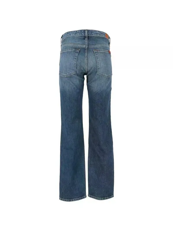 7 For All Mankind Low Cigarette Straight-leg Jeans