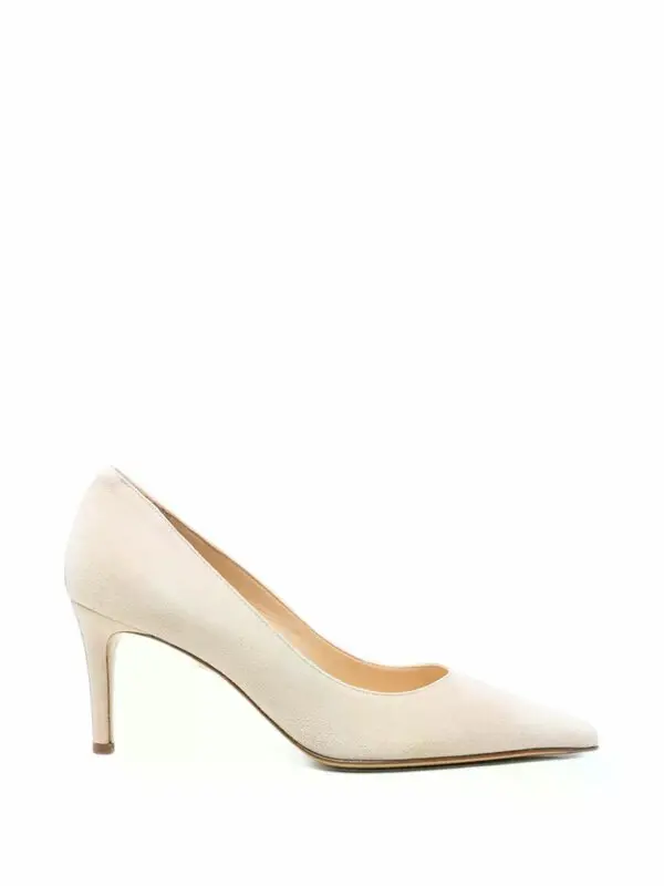BALDININI Pointed-toe Suede Pumps - Neutrals