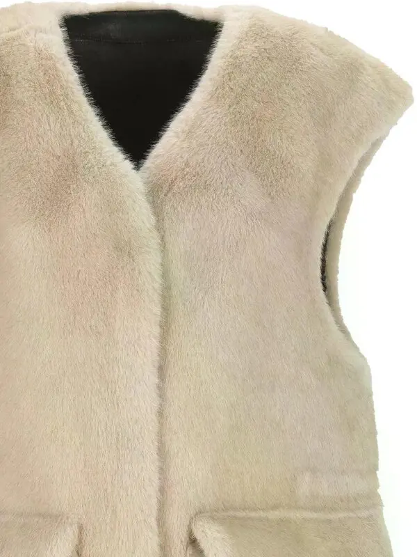URBANCODE Reversible Faux-fur Gilet - Neutrals