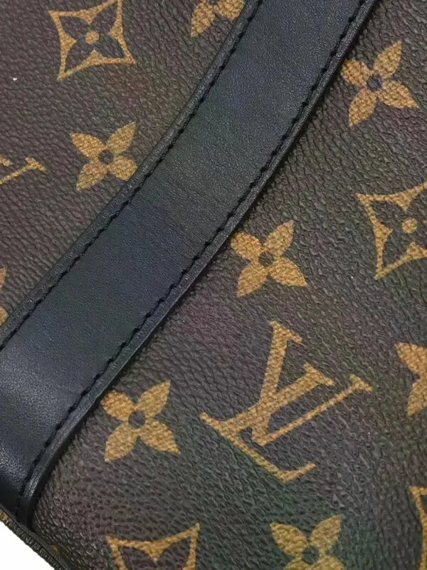 LOUIS VUITTON Monogram Macassar Keepall 45 Bandoulière Holdall