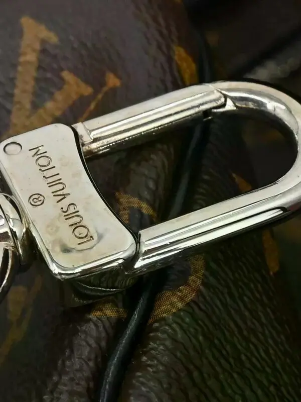 LOUIS VUITTON Monogram Macassar Keepall 45 Bandoulière Holdall