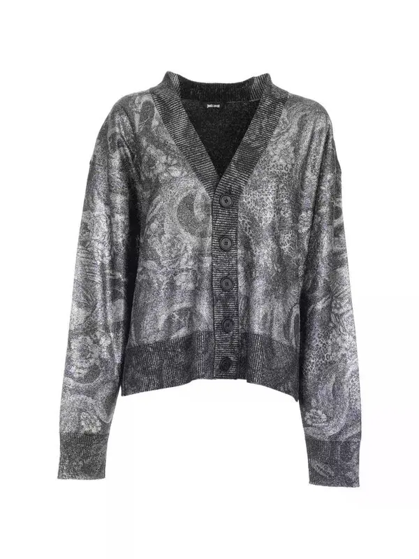 Just Cavalli Floral-pattern Cardigan