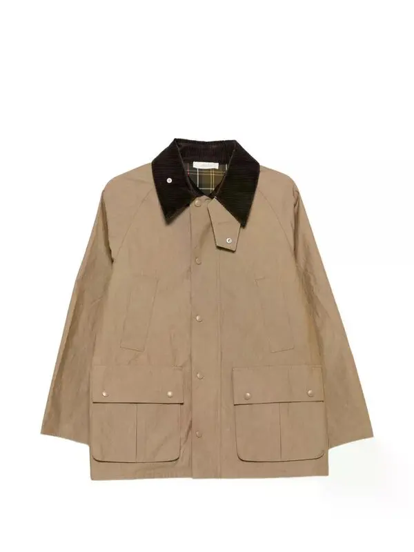 JCSOPHIE Palma Corduroy-collar Storm-flap Jacket