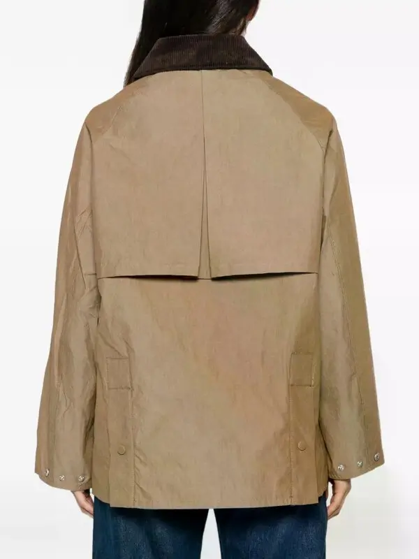 JCSOPHIE Palma Corduroy-collar Storm-flap Jacket