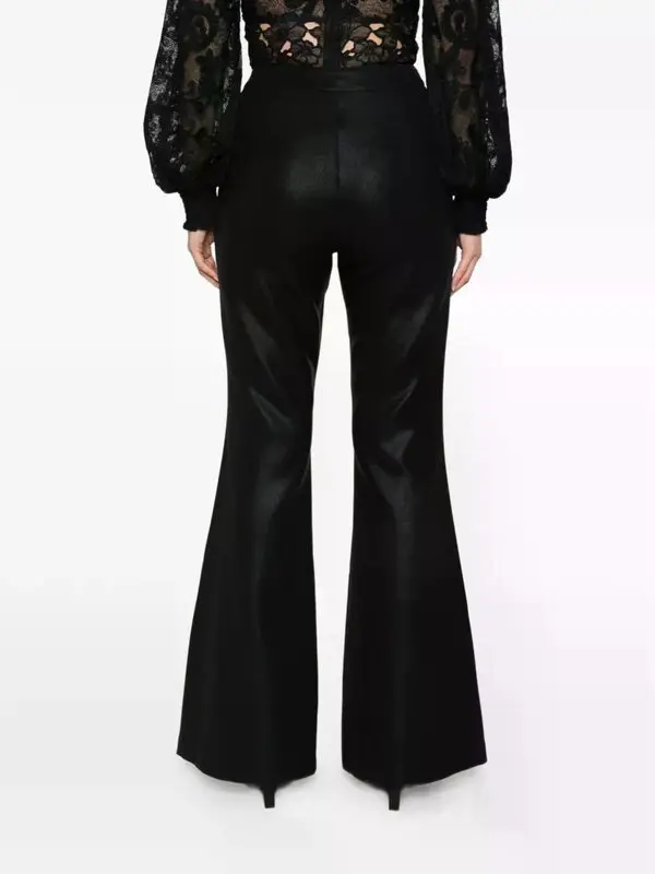 BABYLONE PARIS Logo-plaque Flared Trousers