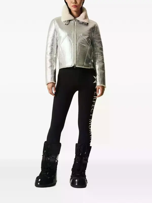 Perfect Moment Sloan Metallic Leather Jacket