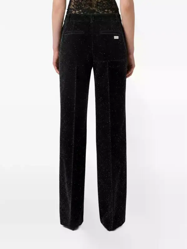 Philipp Plein Straight Fit Trousers Glitter