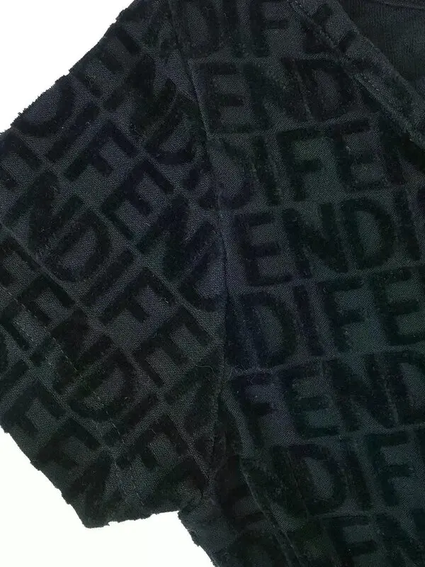 Fendi Logo-pattern Wrap Top