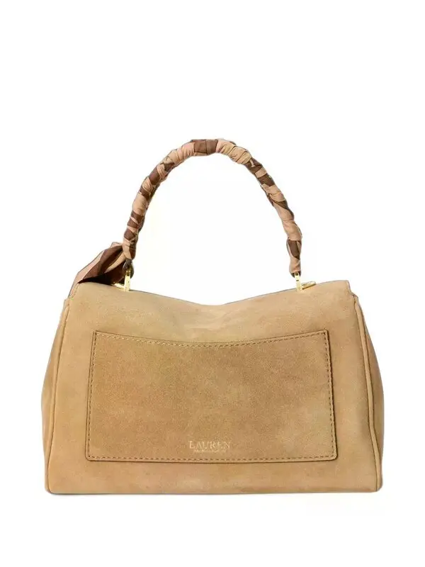 Ralph Lauren Farrah Suede Tote Bag