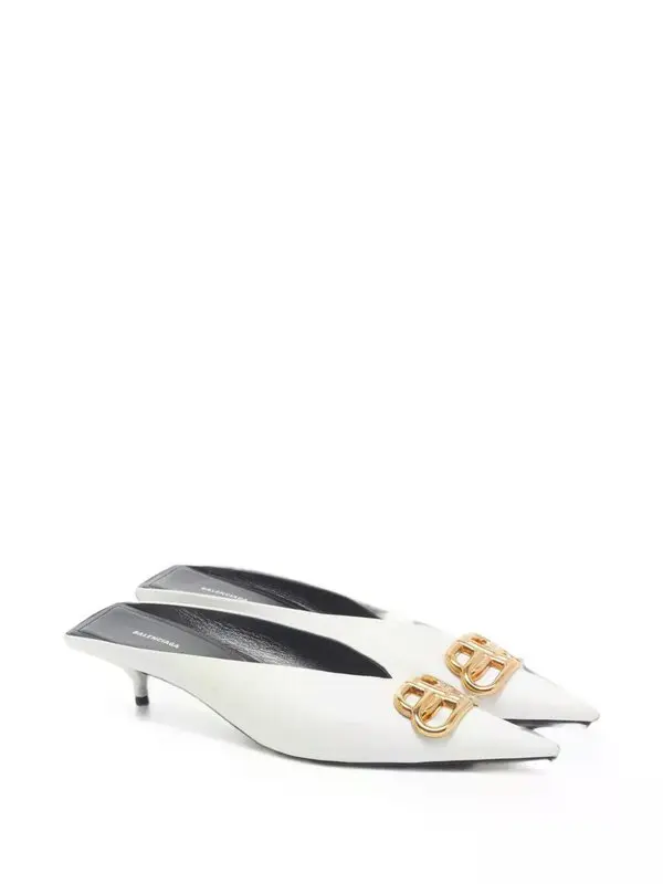 Balenciaga Bb Knife Calf Leather Mules