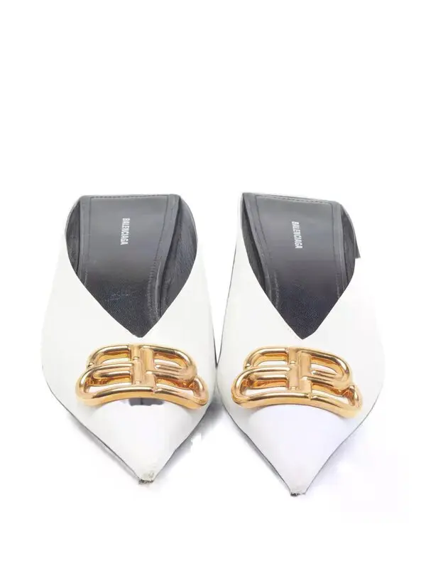 Balenciaga Bb Knife Calf Leather Mules