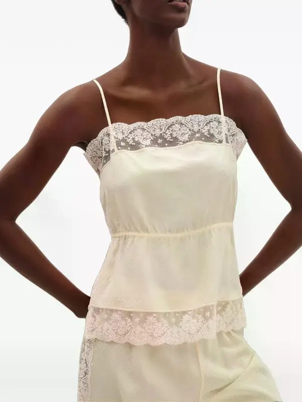 ERES Pureté Lace-trim Camisole