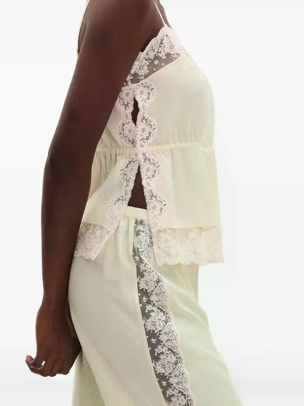 ERES Translucide Lace-trim Trousers