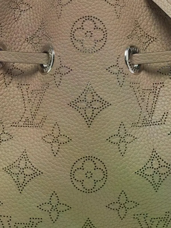 LOUIS VUITTON Bella Monogram Mahina Leather Bucket Bag