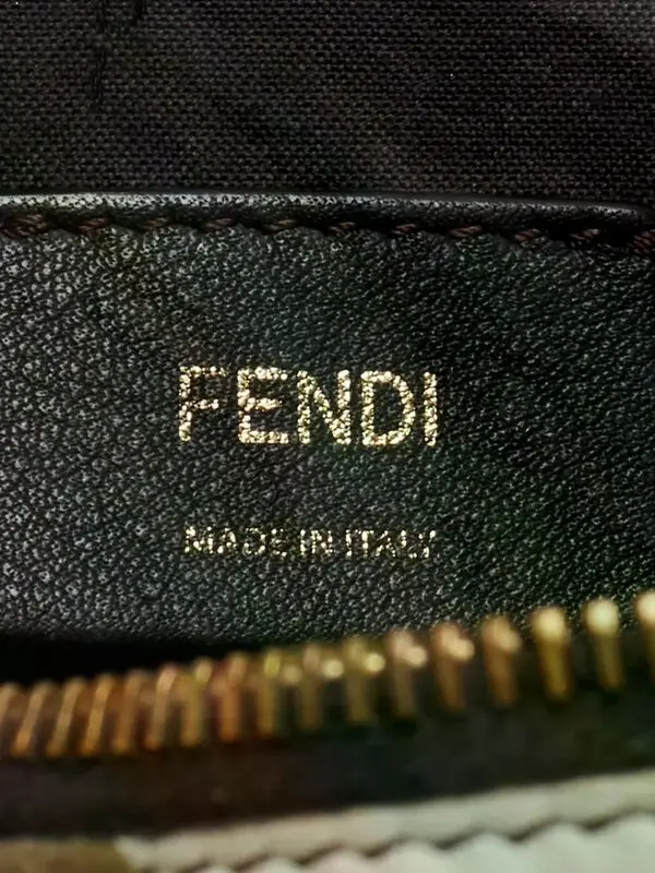 Fendi 2022 Fendigraphy Logo-plaque Tote Bag