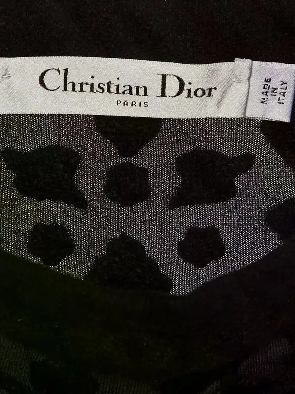 Dior Floral-pattern Pencil Skirt