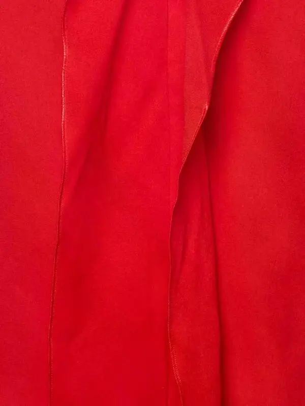 Alexander McQueen Ruffled Crepe Blouse