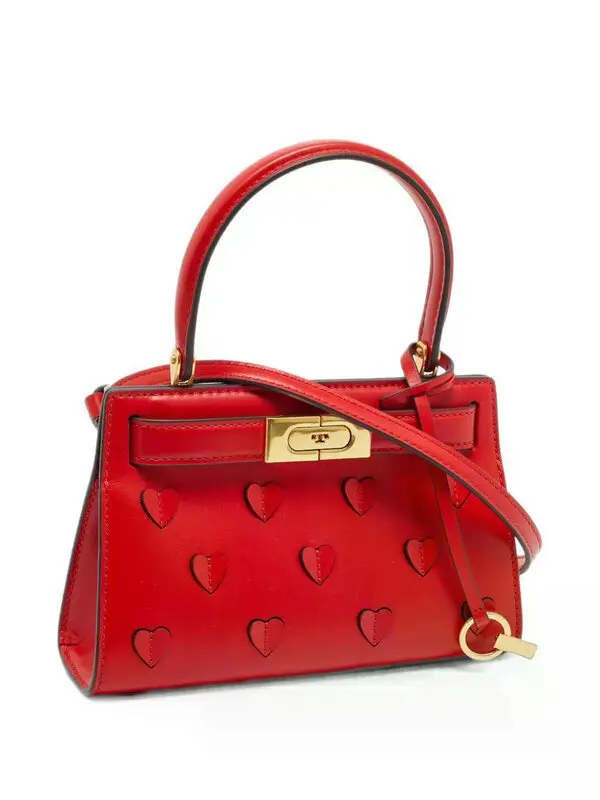 Tory Burch Lee Radziwill Heart-appliqué Top Handle Bag