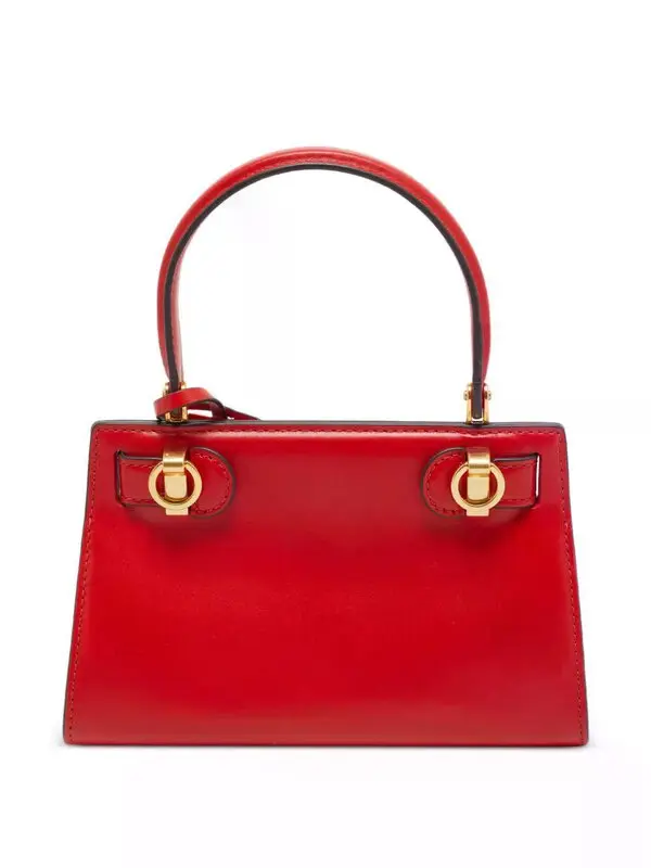 Tory Burch Lee Radziwill Heart-appliqué Top Handle Bag - Red
