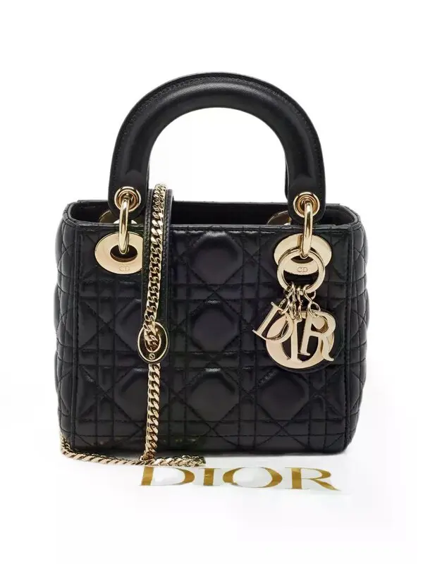 Dior Mini Lady Cannage Tote Bag