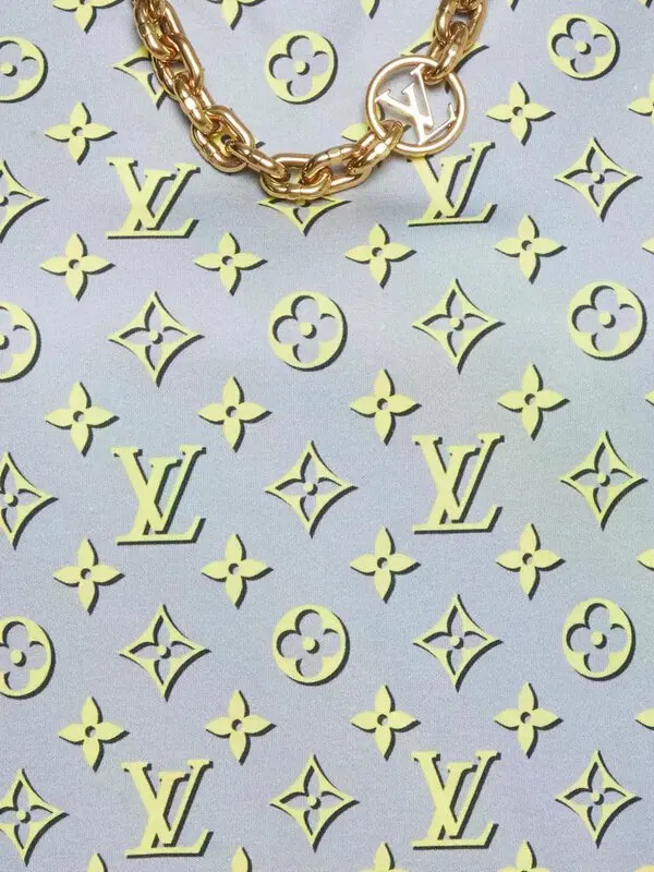 LOUIS VUITTON Monogram-pattern Hooded T-shirt