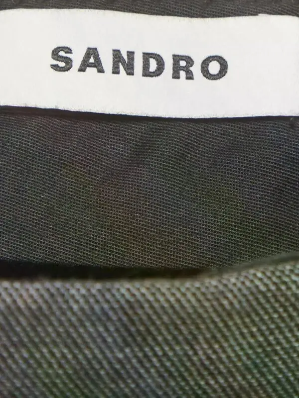 Sandro High-waisted Pleated Trousers