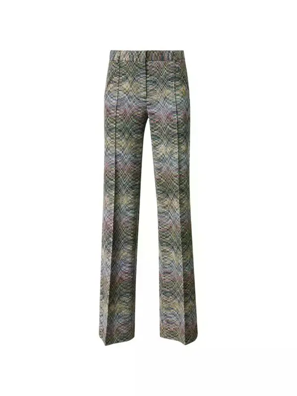 Missoni Tailored Space-dye Viscose Lamé Trousers