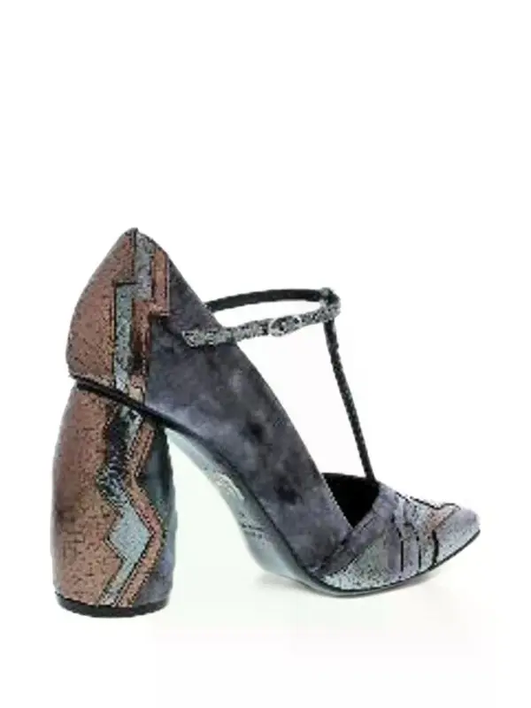STRATEGIA SHOES T-strap Velvet Sandals