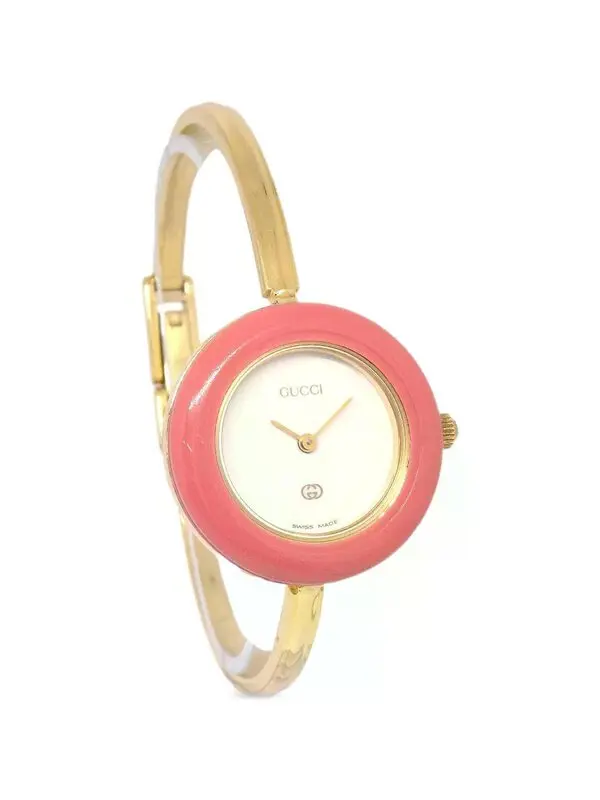Gucci 11/12 Interchangeable Bezel 25mm Watch - White