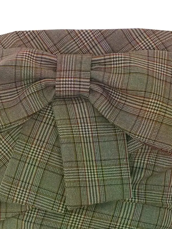 ANIYE BY Cleo Bow-detail Checked Dress