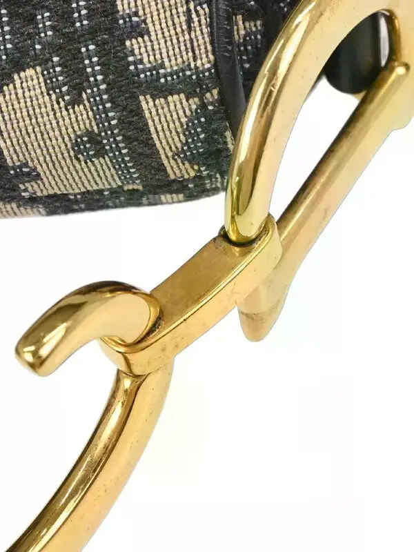 Dior 2018 Trotter Oblique Saddle Shoulder Bag