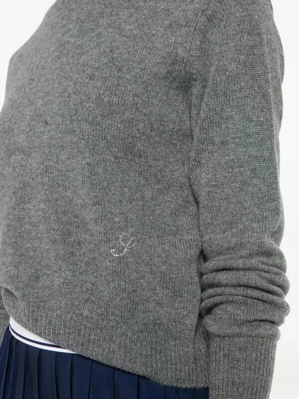 Sporty & Rich Crystal-embellished Sweater