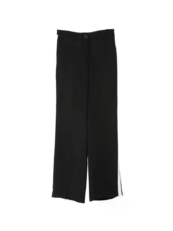 BABYLONE PARIS Side-stripe Wide-leg Trousers