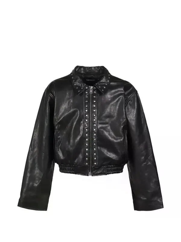 EARTHLING COLLECTIVE Davidson Studded Leather Jacket