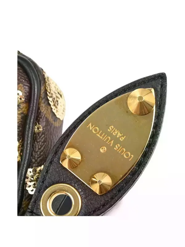 LOUIS VUITTON Mini Eclipse-pattern Sequin-embellished Shoulder Bag