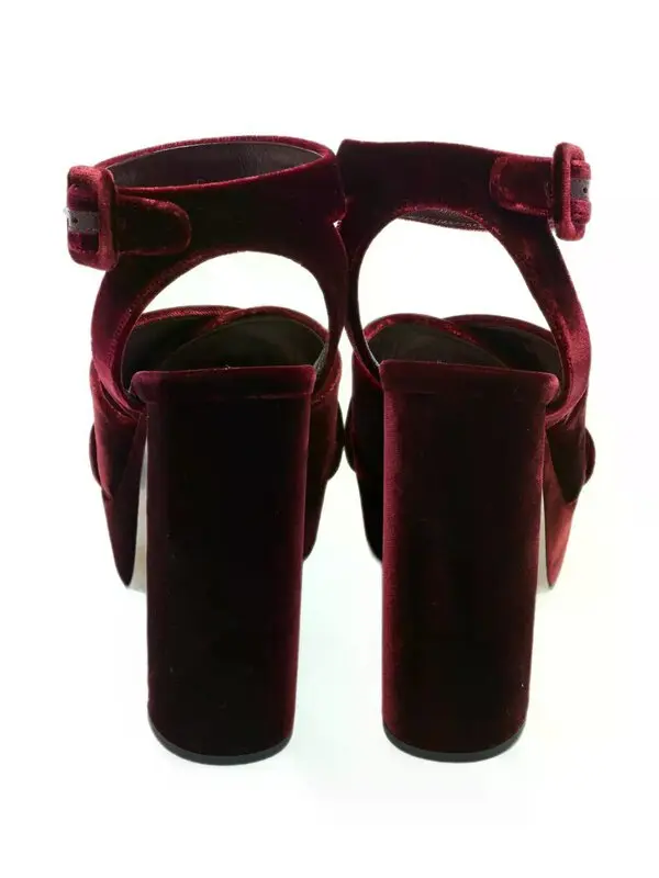 Miu Miu Criss-cross Platform Sandals